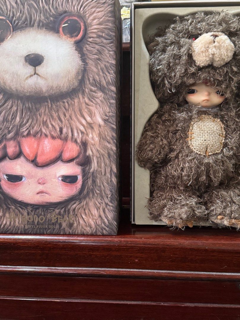 HIRONO BEAR PLUSH VINYL DOLL, Hobbies & Toys, Toys & Games on Carousell