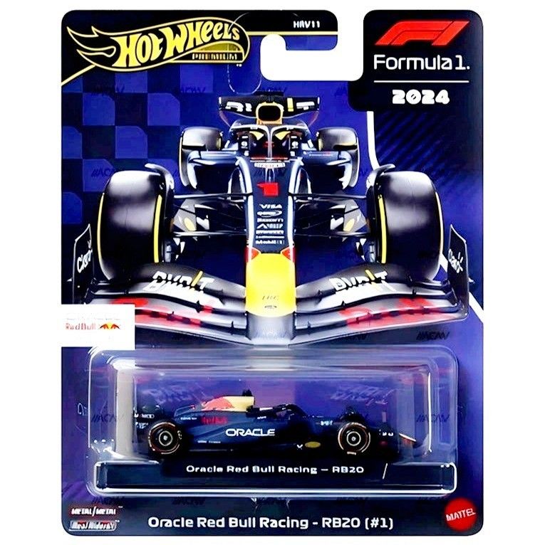 Hot Wheels Formula 1 Premium Oracle Red Bull Racing-RB20 #1 Max ...