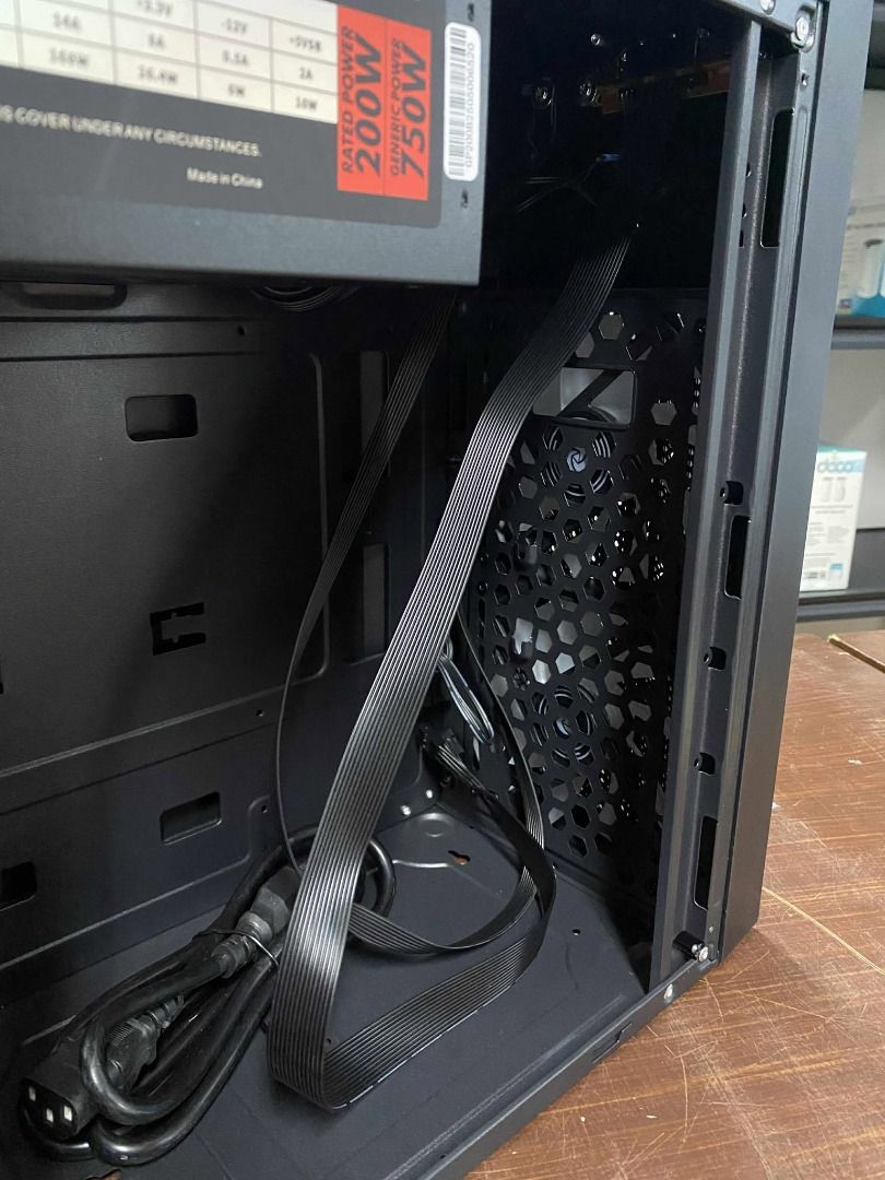 Inplay Lite X220 G200 Black mATX/ ITX PC Case with 2 RGB Fans and 750w Generic PSU, Computers ...