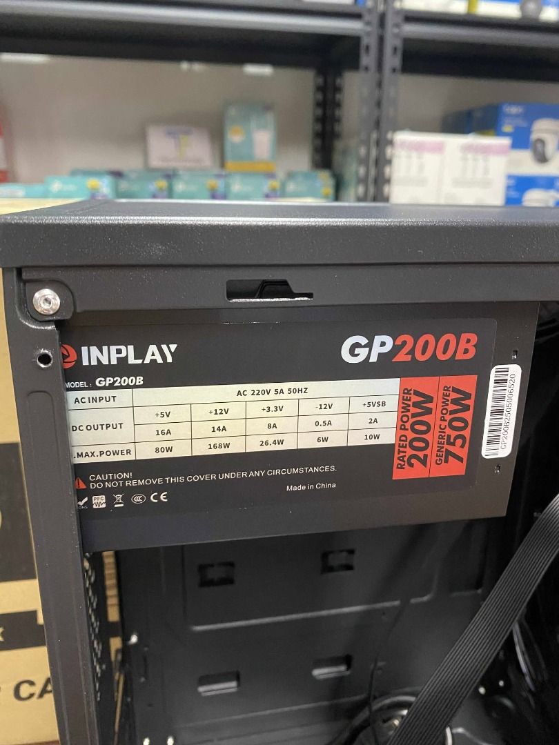 Inplay Lite X220 G200 Black mATX/ ITX PC Case with 2 RGB Fans and 750w Generic PSU, Computers ...