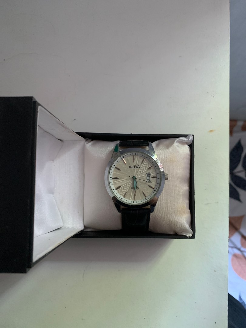 Jam Tangan Pria Merk Alba, Fesyen Pria, Jam Tangan di Carousell