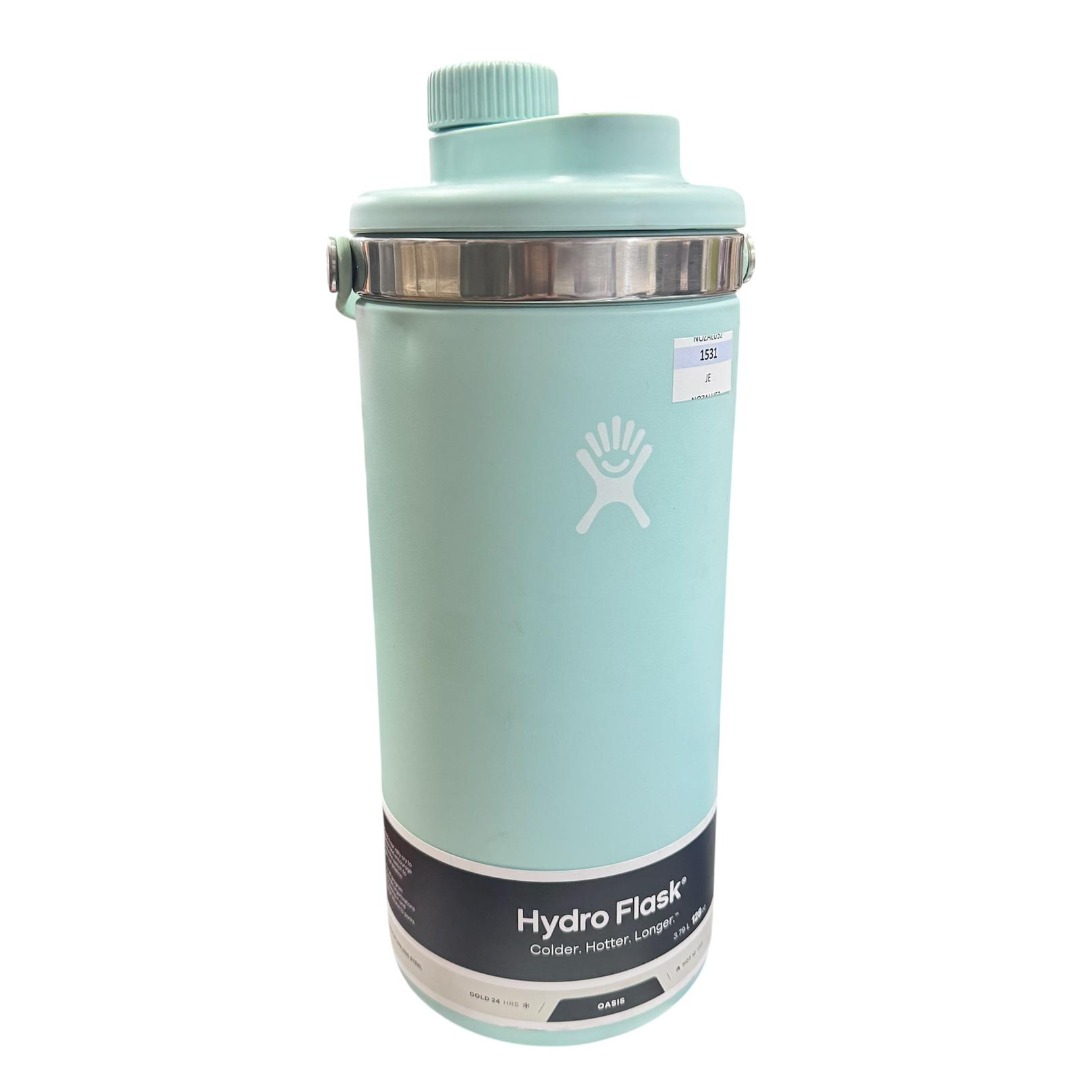 JE-Hydro Flask 128 oz Oasis Water Jug - Stainless Steel, Reusable ...