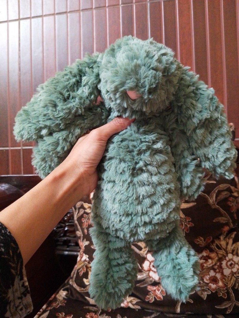 Jellycat Bunny Green Hijau Custome Boneka Jelly Cat JC, Toys ...