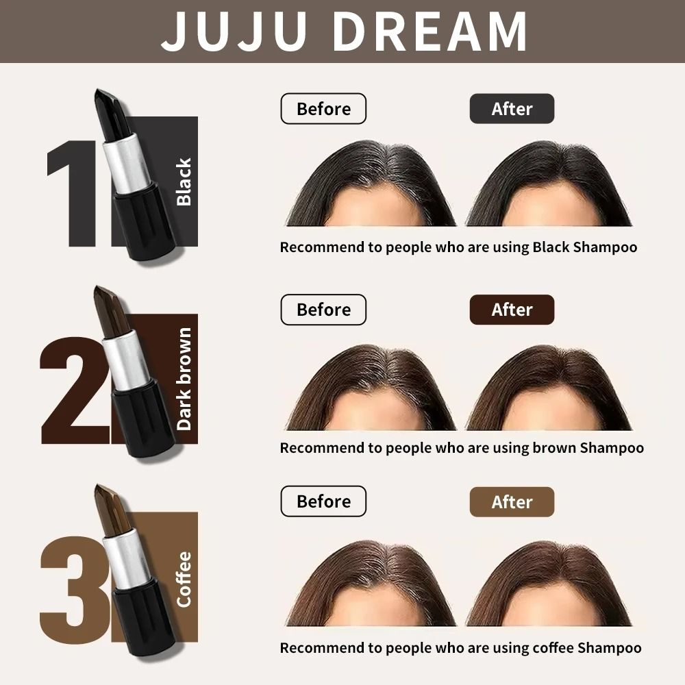JUJU Dream Portable disposable hair dye stick gentle, long-lasting ...