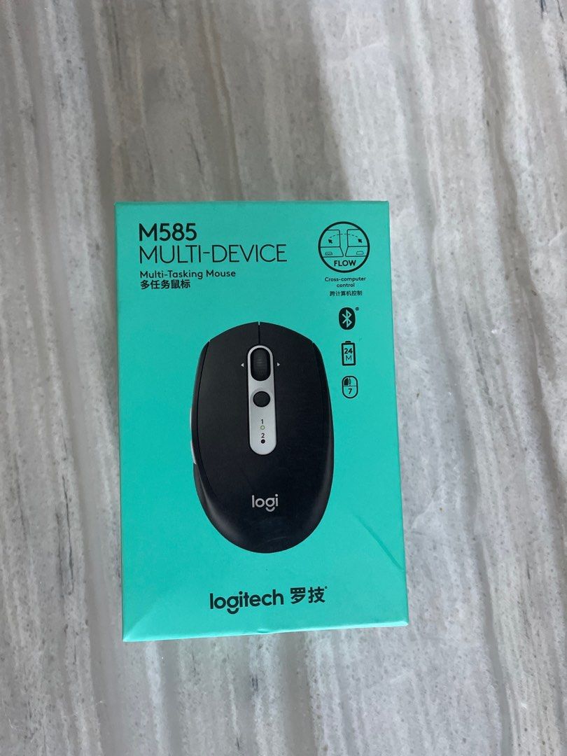 Logitech M585 Multi-Device Wireless Mouse - Black, Computers & Tech, Parts & Accessories, Mouse ...