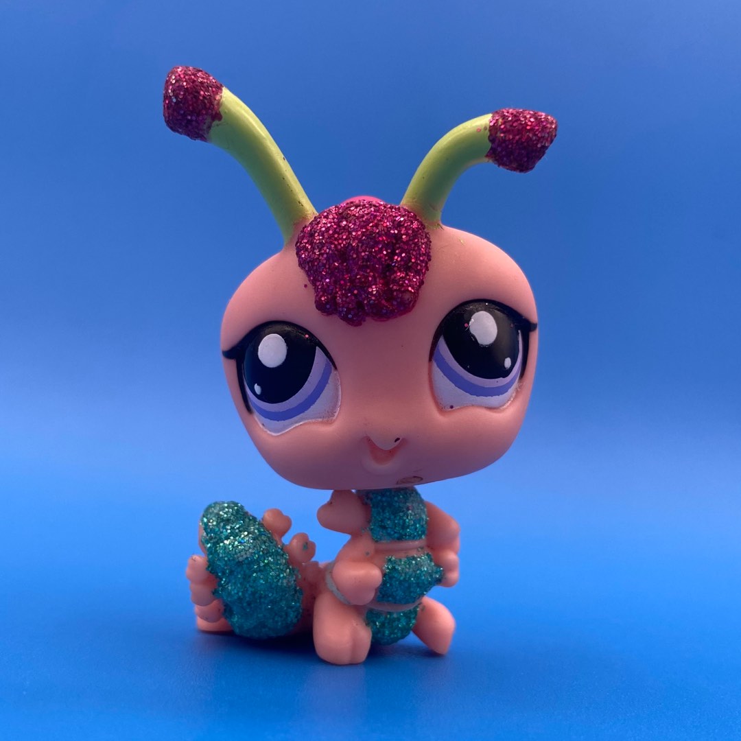 LPS 🐣 Littlest Pet Shop Glitter Pet Caterpillar #2145, Hobbies & Toys ...