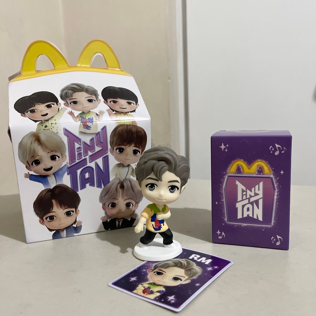 McDonald's Happy Meal TinyTAN RM Figure, Hobbies & Toys, Toys & Games on Carousell