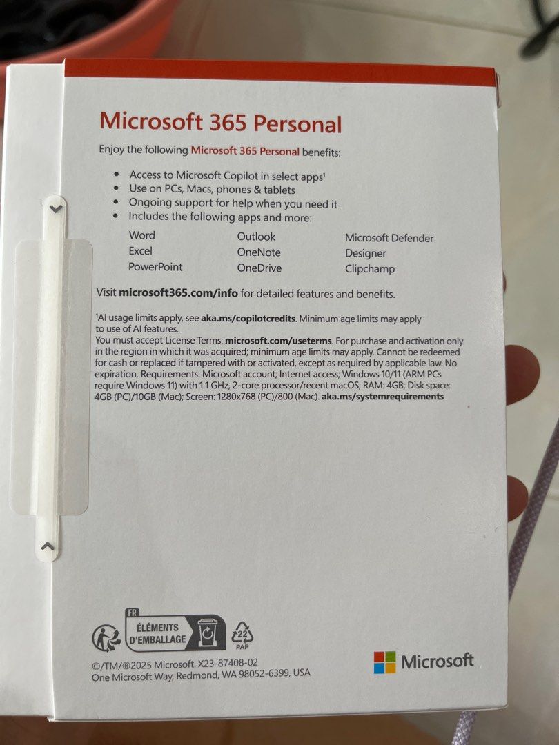 Microsoft 365 Personal - 12-Month Subscription, Computers & Tech, Parts ...