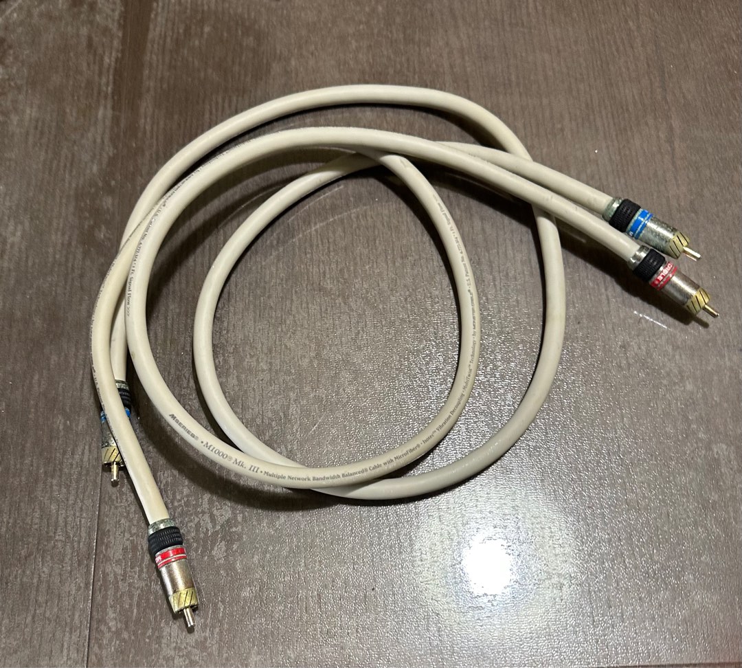 Monster Cable M Series M1000 mk.iii interconnect. 1 m Pair, Audio ...