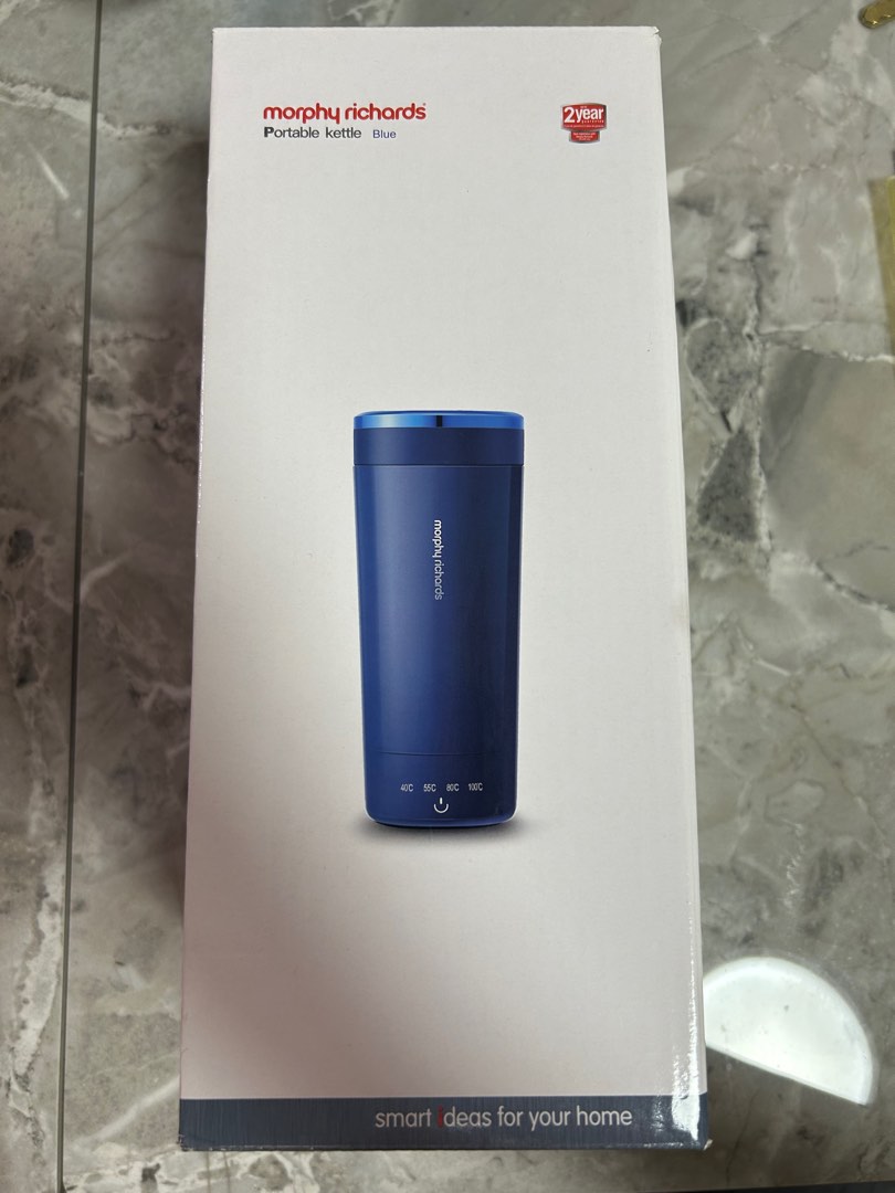 電熱水壺Morphy Richards Portable Kettle - Blue, 家庭電器, 廚房電器, 水壺 - Carousell
