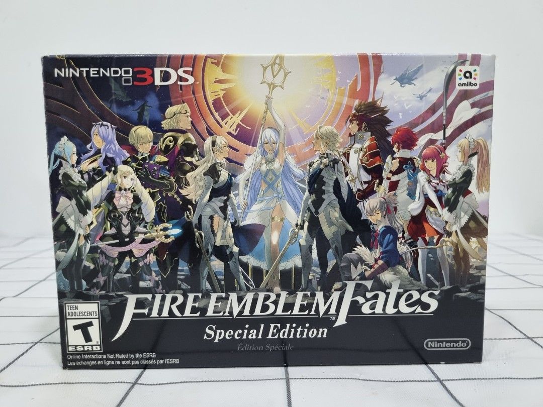 Nintendo 3DS Great Condition Fire Emblem Fates Special Edition NTSC USA ...