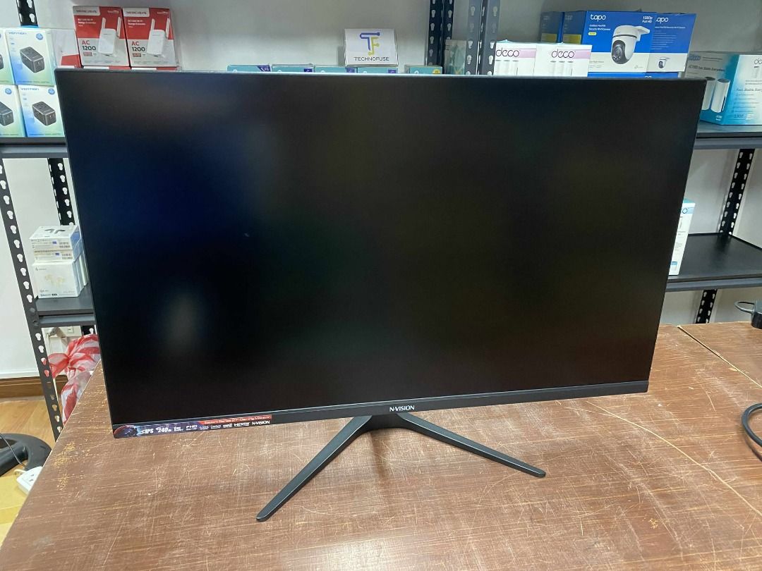 Nvision EG27XT Black 27" 240Hz FHD Fast IPS Frameless Gaming Monitor w ...