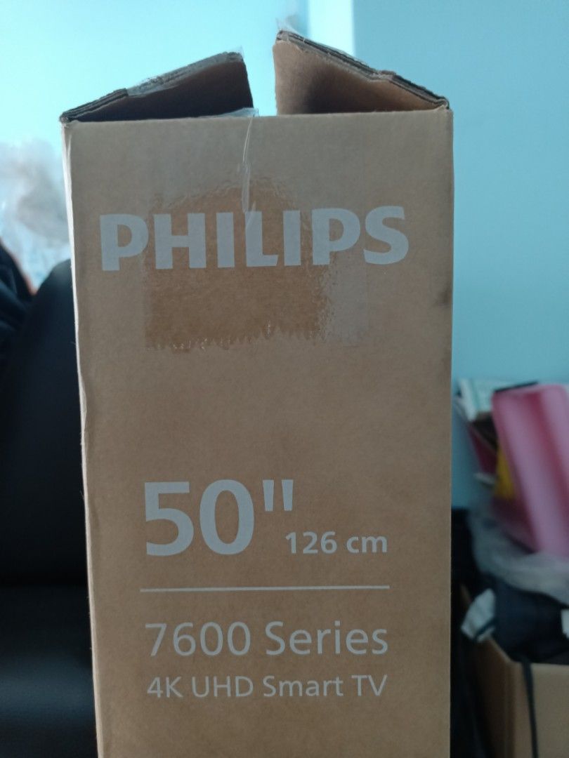 Philips 50" 7600 Series 4K UHD TV box only, TV & Home Appliances, TV ...