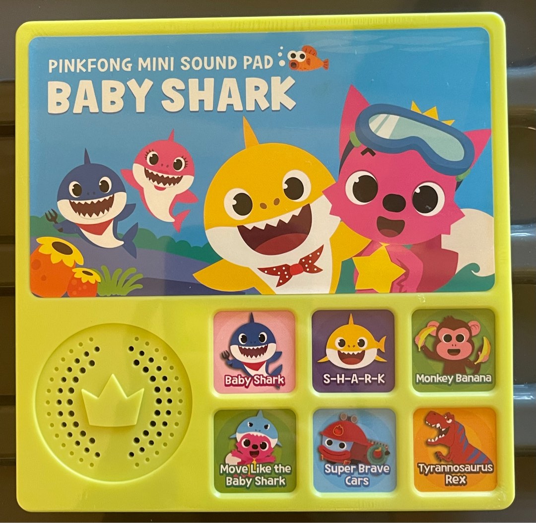 全新 Pinkfong x Baby Shark 音樂播放機 Mini Sound Pad, 兒童＆孕婦用品, 嬰兒玩具 - Carousell