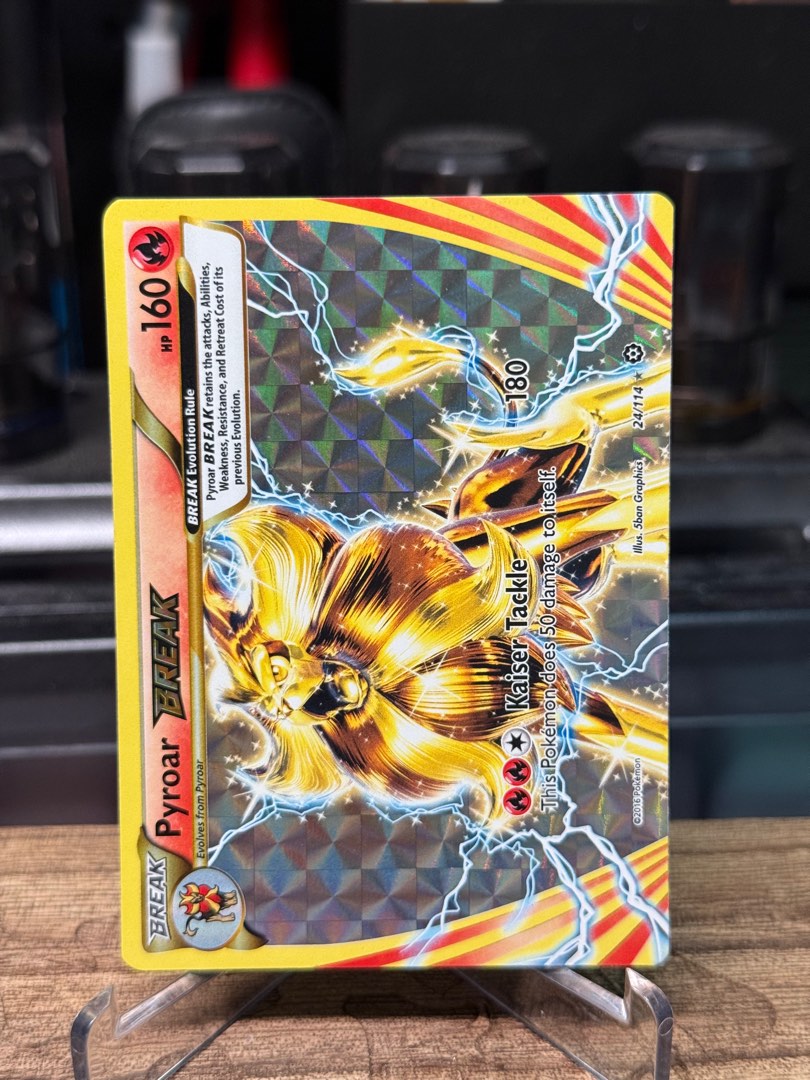 Pokemon card pyroar steam siege break, Hobbies & Toys, Toys & Games on ...