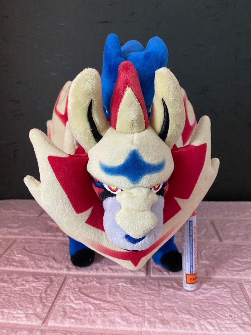 Pokemon Center Original Zamazenta Plush, Hobbies & Toys, Toys & Games ...