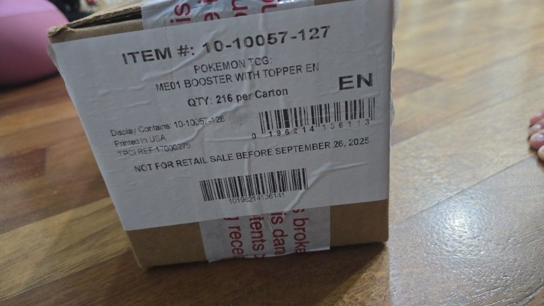 Pokemon TCG ME01 Booster Box with Topper, Hobbies & Toys, Toys & Games ...