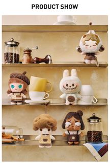Pop Bean Coffee Factory Series Plushies [Labubu], Hobbies & Toys, Toys ...
