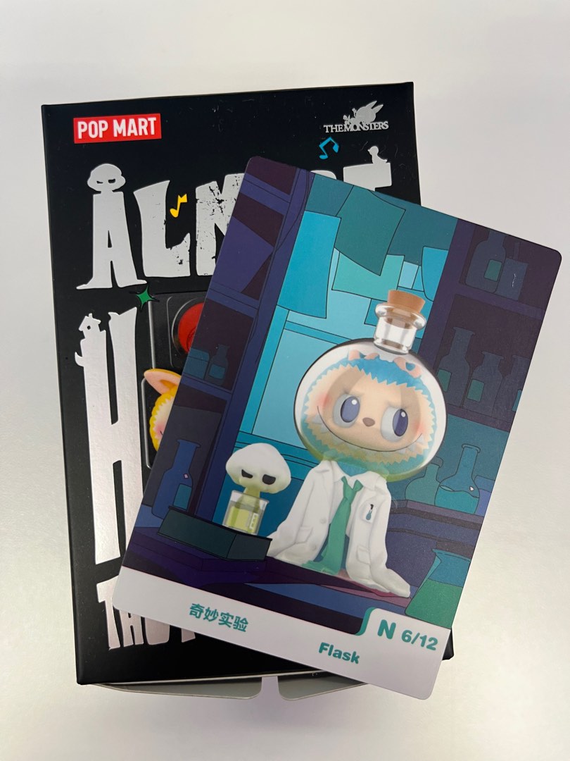 POP MART The Monsters 奇妙實驗系列 Flask (奇妙實驗), 興趣及遊戲, 玩具 & 遊戲類 - Carousell