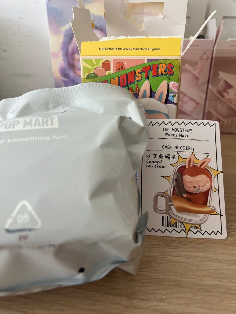 POP MART The Monsters Wacky Mart Series - Canned Sardines, Hobbies ...