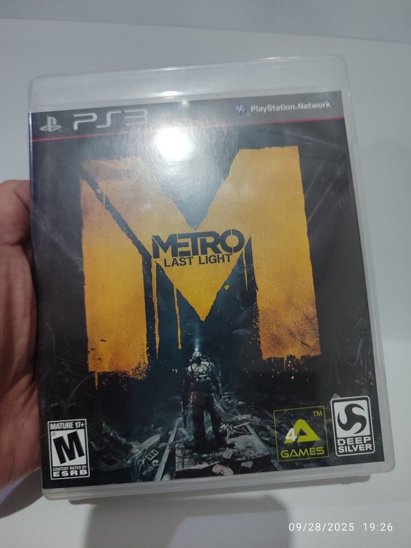 PS3 - Metro Last Light (OPENED) "R1", Video Gaming, Video Games ...
