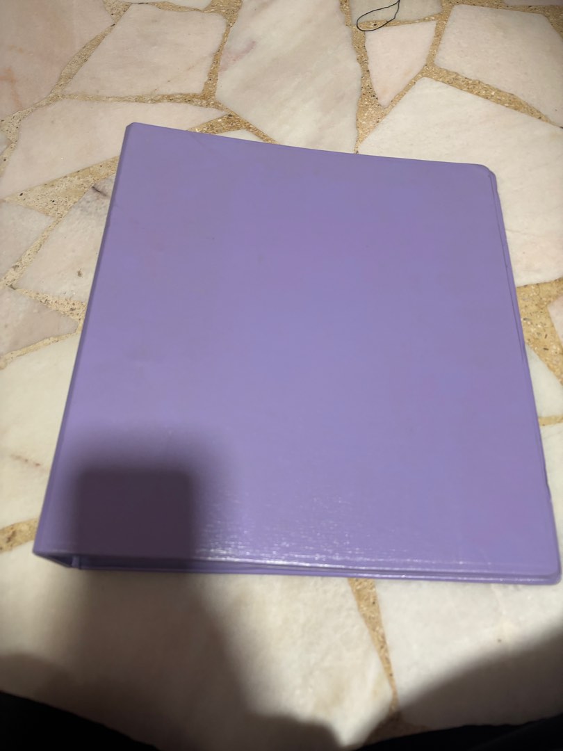 Purple Binder- english file for chij students, Hobbies & Toys ...