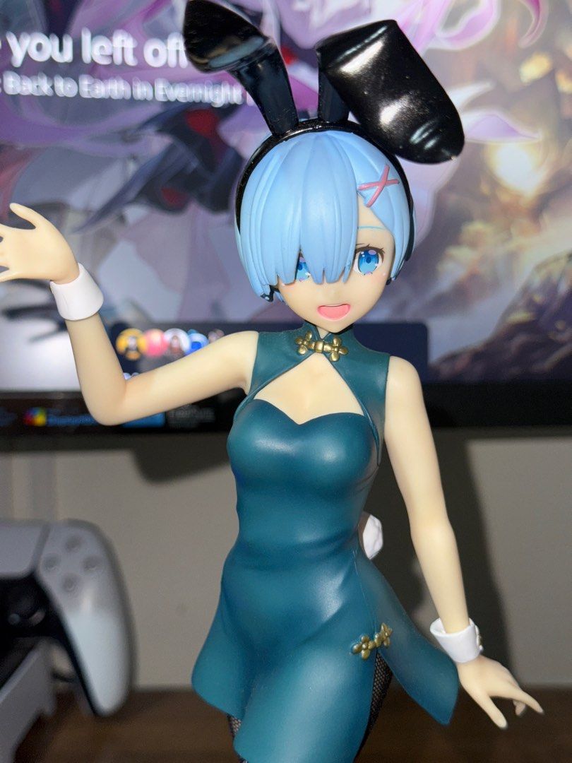 Rem & Ram Bicute Bunny figures set, Hobbies & Toys, Toys & Games on ...