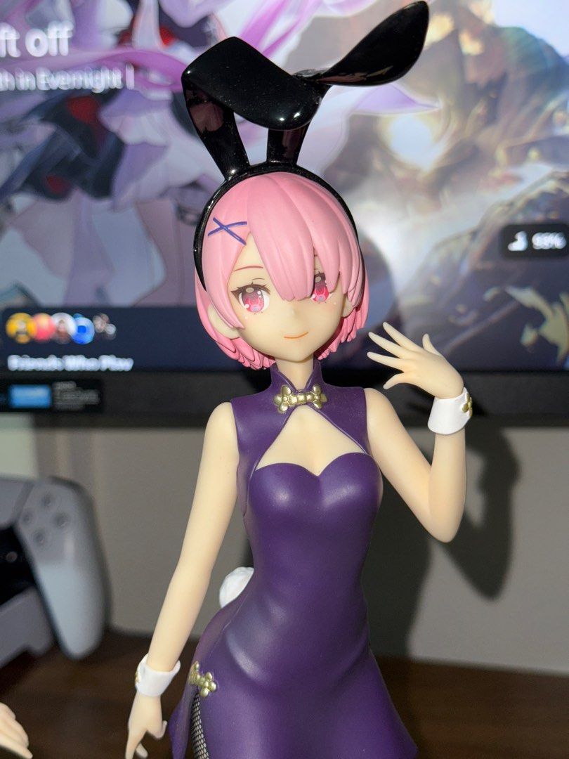 Rem & Ram Bicute Bunny figures set, Hobbies & Toys, Toys & Games on ...