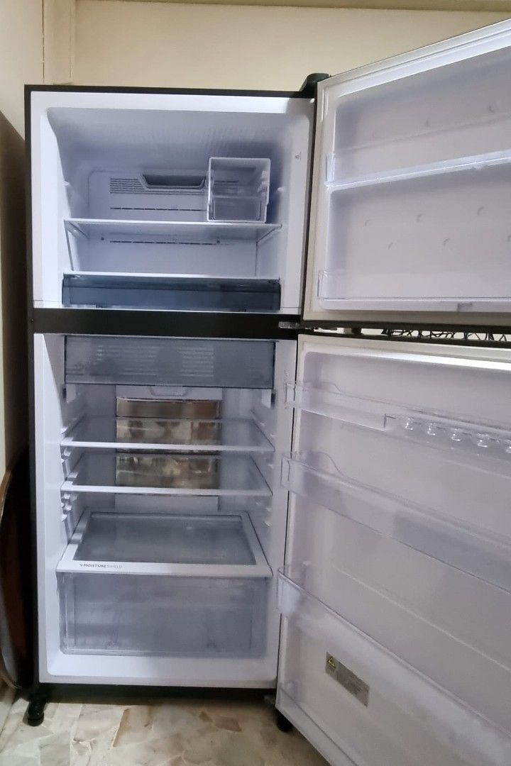 Sharp 2-Door Refrigerator - Black, TV & Home Appliances, Kitchen ...