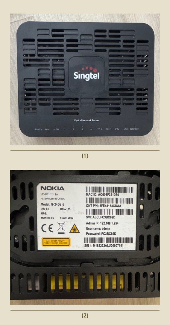 Singtel Optical Network Router & Mesh Extenders, Computers & Tech ...