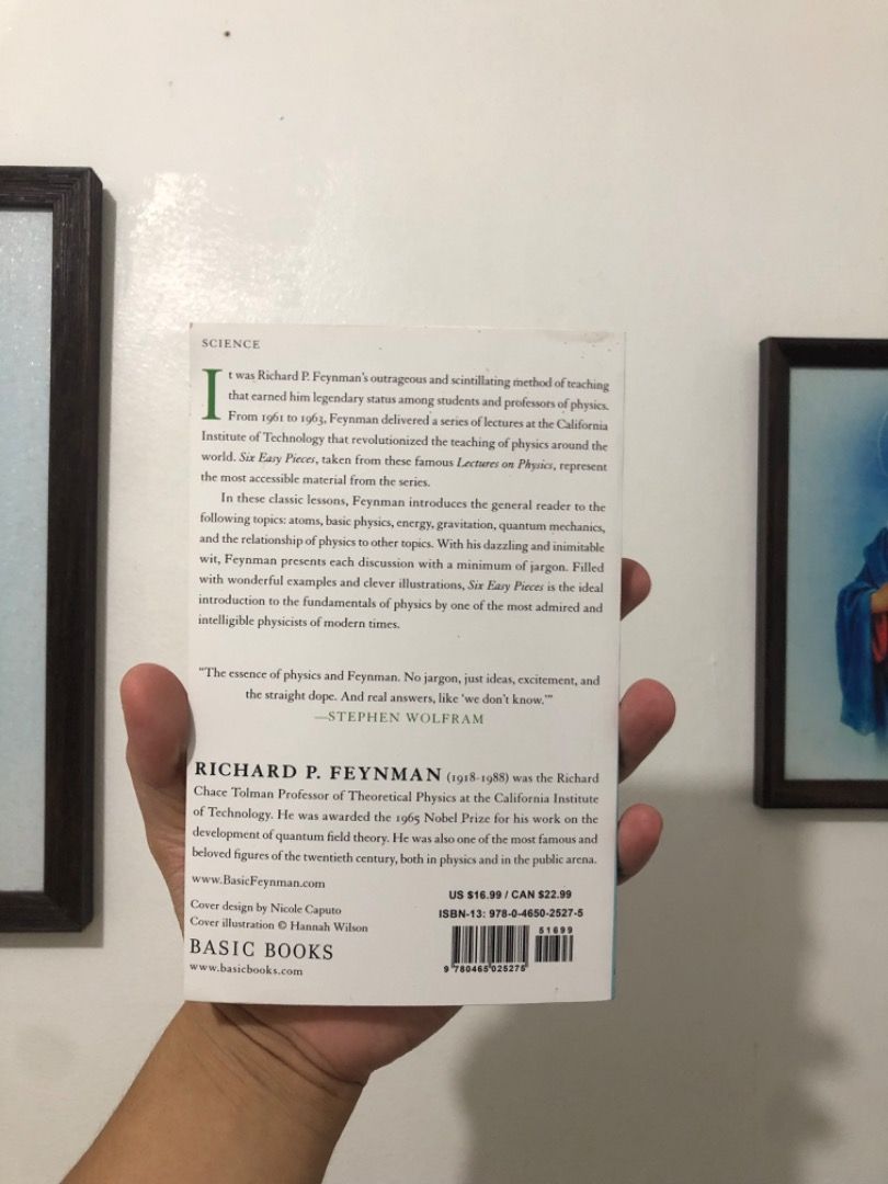 Six Easy Pieces by Richard Feynman | Physics Made Simple, Hobbies ...