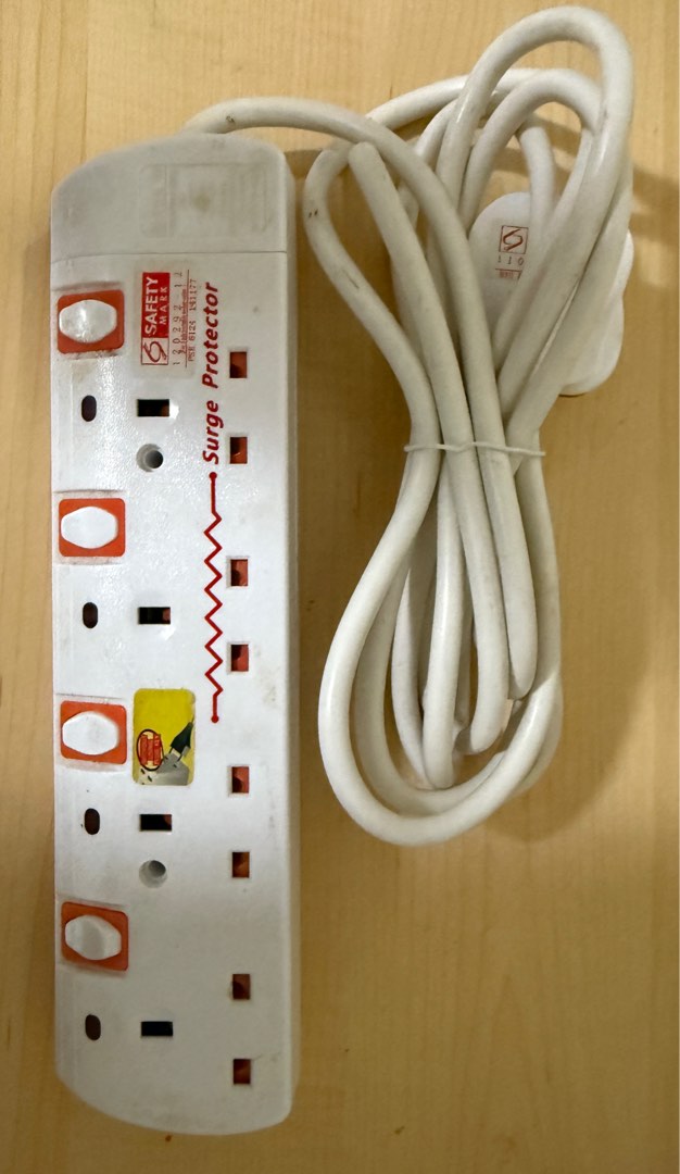 Surge Protector with Safety Mark, TV & Home Appliances, Electrical ...