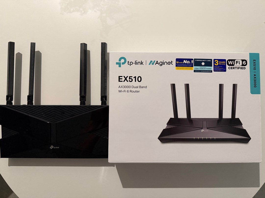 TP-Link EX510 AX3000 Dual Band Wi-Fi 6 Router, Computers & Tech, Parts ...