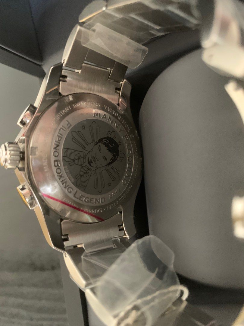 Victorinox Swiss Army Manny Pacquiao Watch Limited, Men's Fashion ...