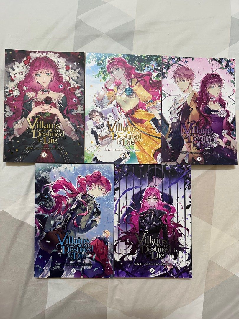 Villains Are Destined to Die (Manhwa Vol. 1-5), Hobbies & Toys, Books & Magazines, Comics ...