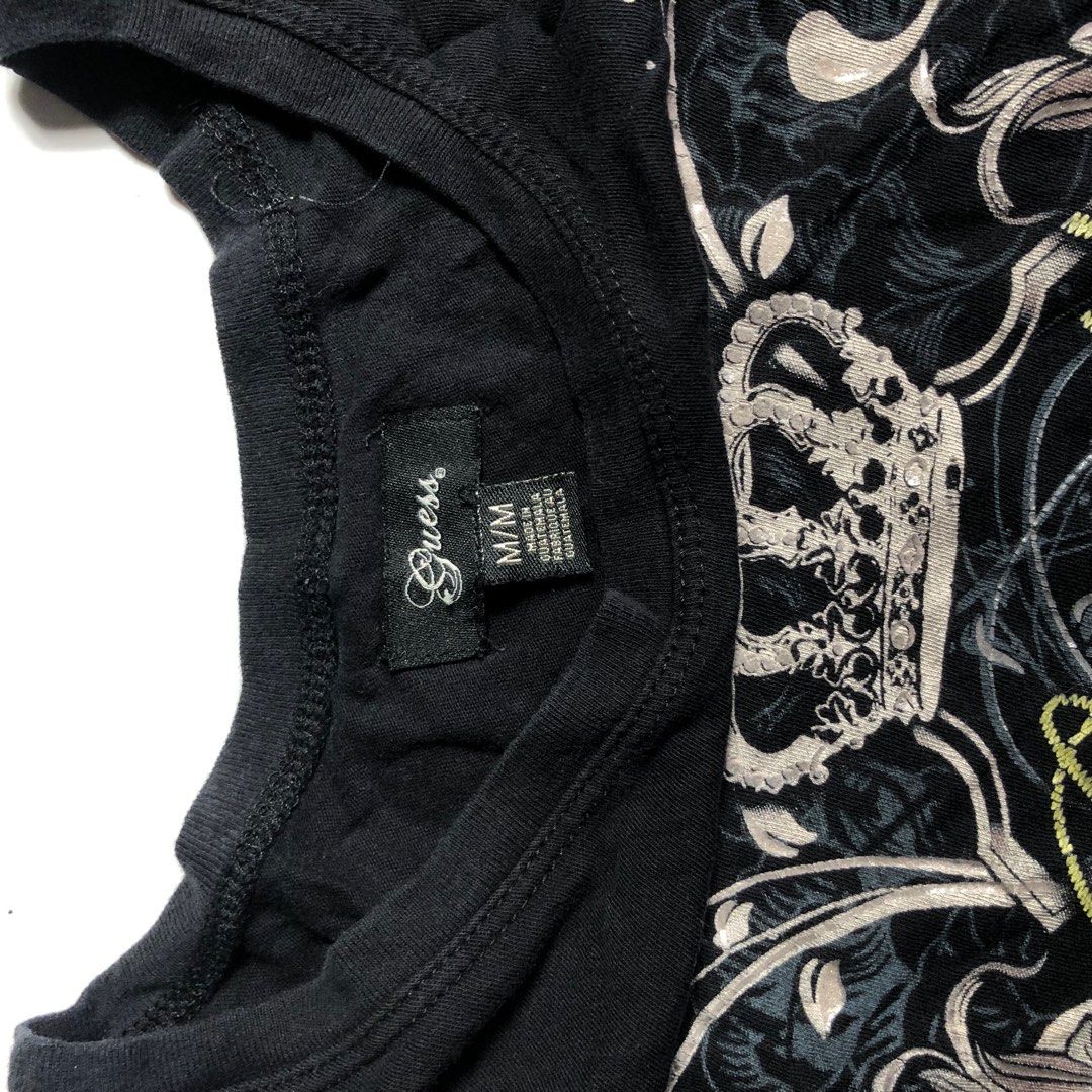 VINTAGE GRUNGE GUESS SHIRT, Women's Fashion, Tops, Shirts on Carousell