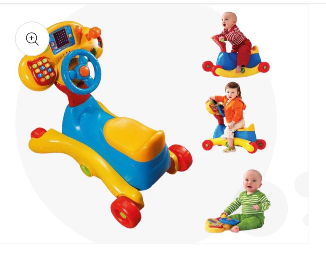 Vtech Grow & Go Ride On, Babies & Kids, Infant Playtime on Carousell