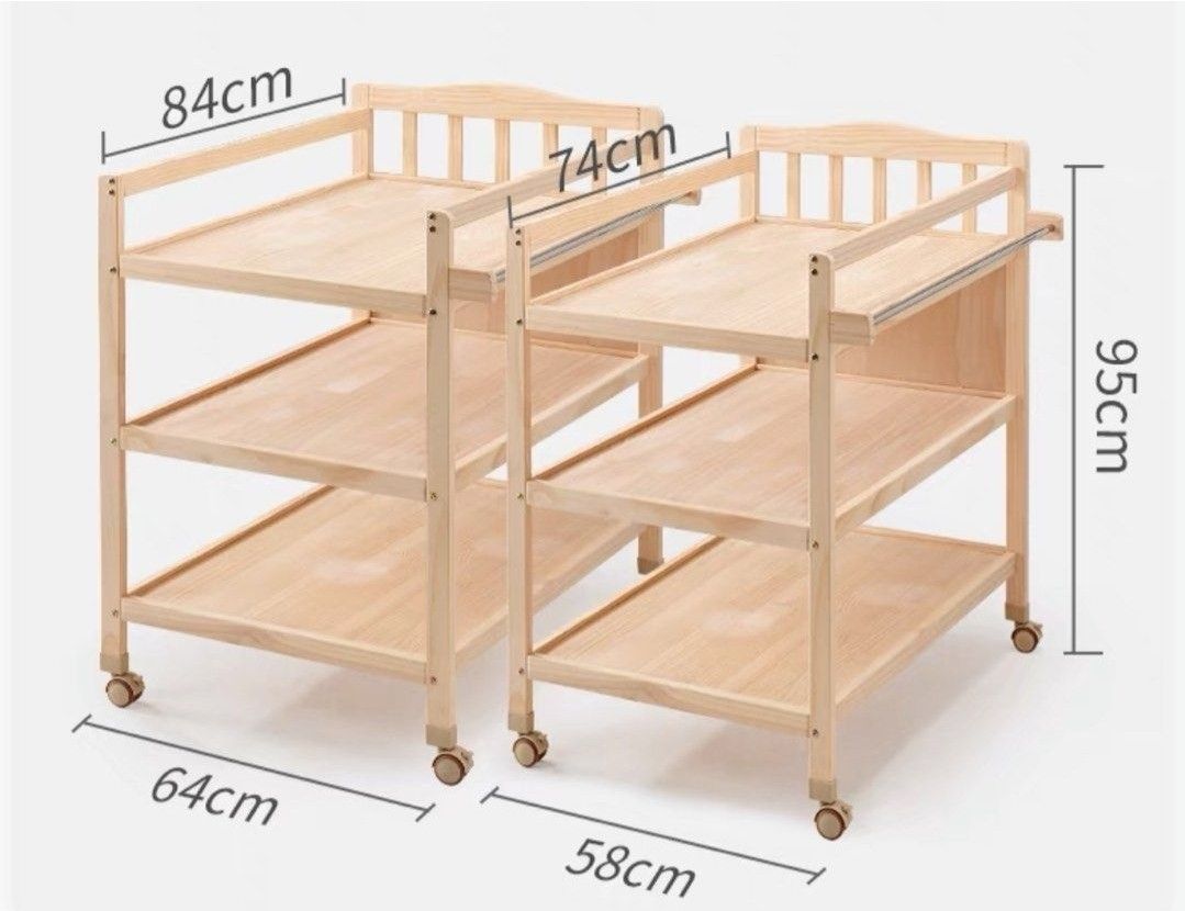 Wooden Baby Changing Table, Babies & Kids, Baby Nursery & Kids ...