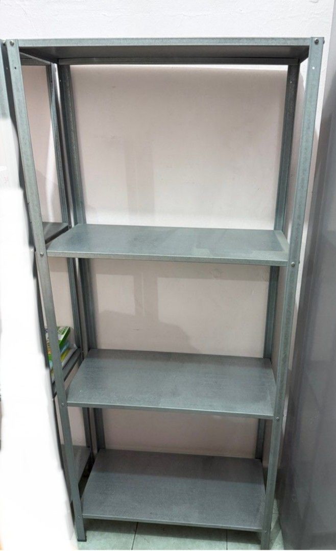 x2 4 tier Metal Shelf shelves metal rack metal Shelving Unit metal ...