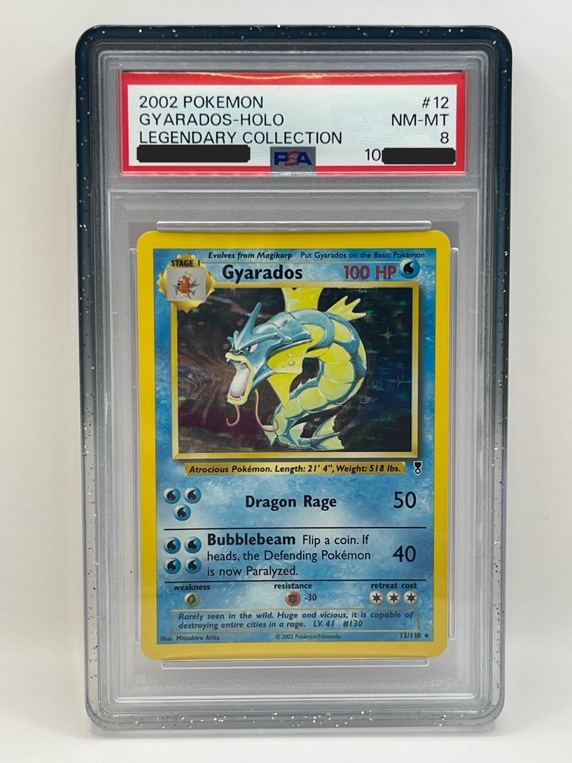 2002 Pokemon Gyarados Holo Legendary Collection PSA 8, Hobbies & Toys ...
