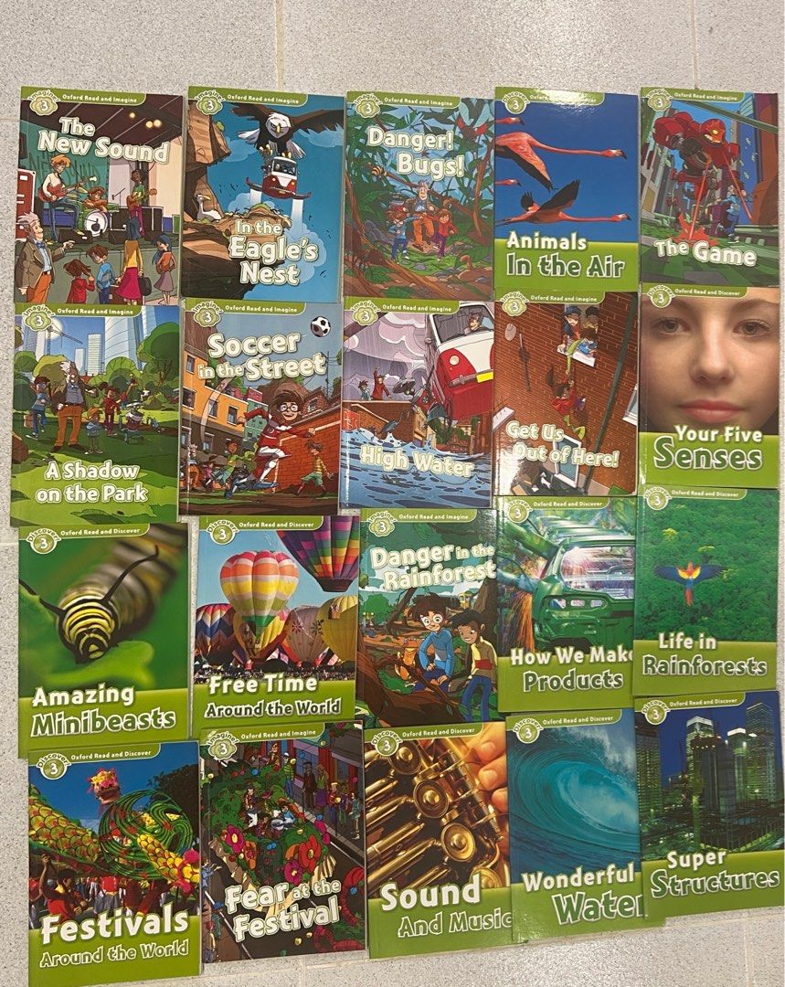 20 books -Oxford Read and Imagine Level 3 Books - Set of 20, Hobbies ...