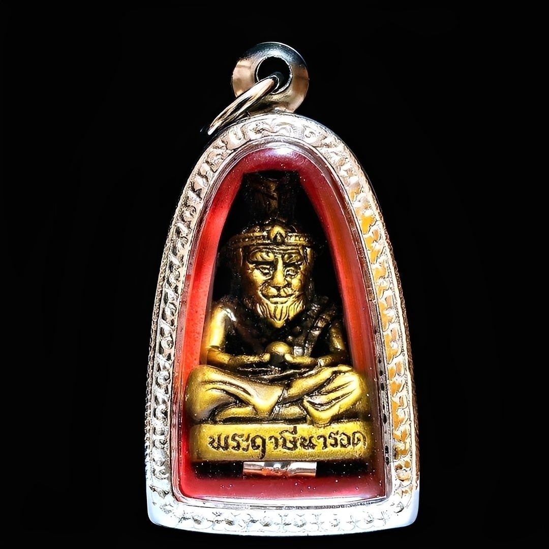 Phra Lersi Narod Roop Lor/Hermit Ruesi Narod with Takrut/鲁士纳洛, LP Maen ...