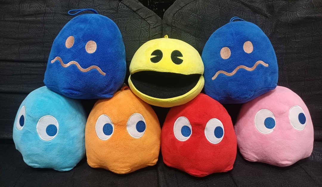 7 inches Pac-Man Blinky Pinky Inky Clyde Scared Ghost 7pcs Pacman ...