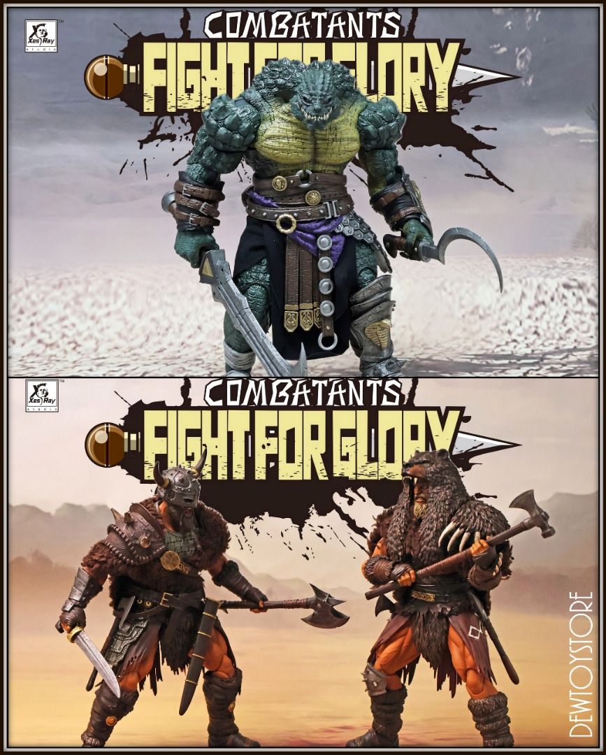 ⭐ [𝗣𝗿𝗲-𝗼𝗿𝗱𝗲𝗿] Xesray Studio 1/12 Scale Action Figure - Combatants Fight ...