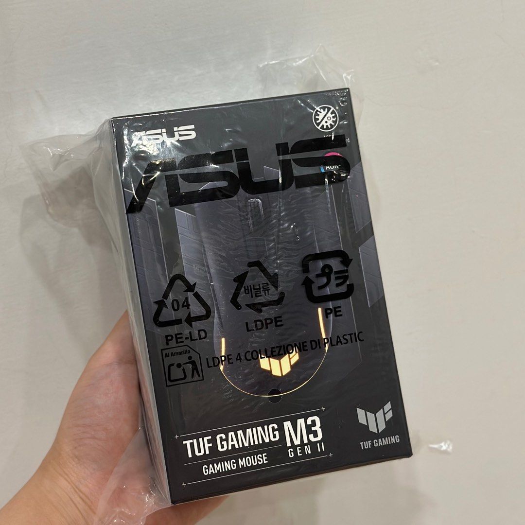 全新 ASUS 華碩 TUF Gaming M3 Gen II 輕量有線電競滑鼠, 電腦及科技產品, 電腦周邊產品, 電腦滑鼠及相關產品在旋轉拍賣
