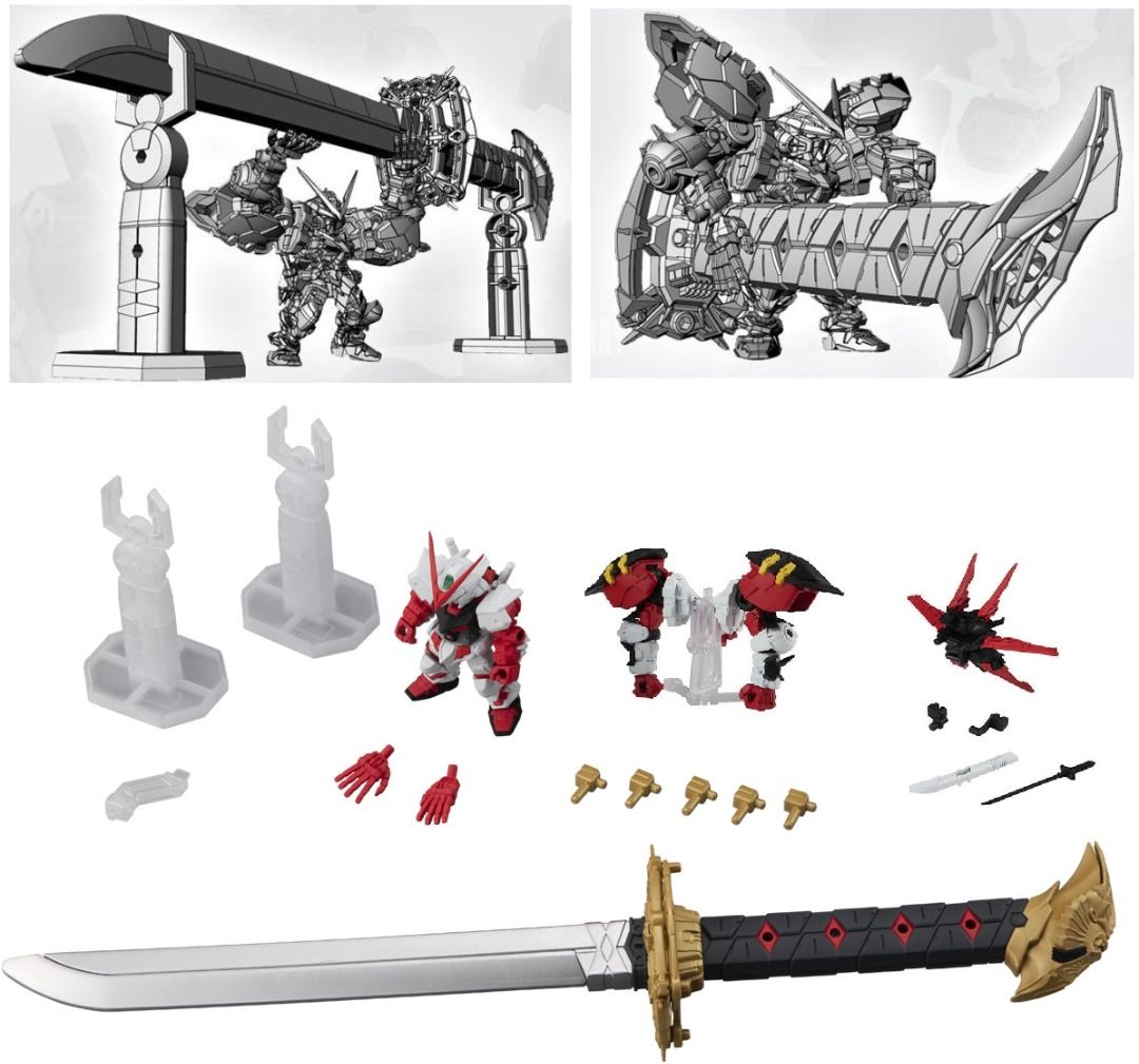 全新 Gundam Mobile Suit Ensemble MSE - EX32 EX 32 POWER LOADER SET - Red ...