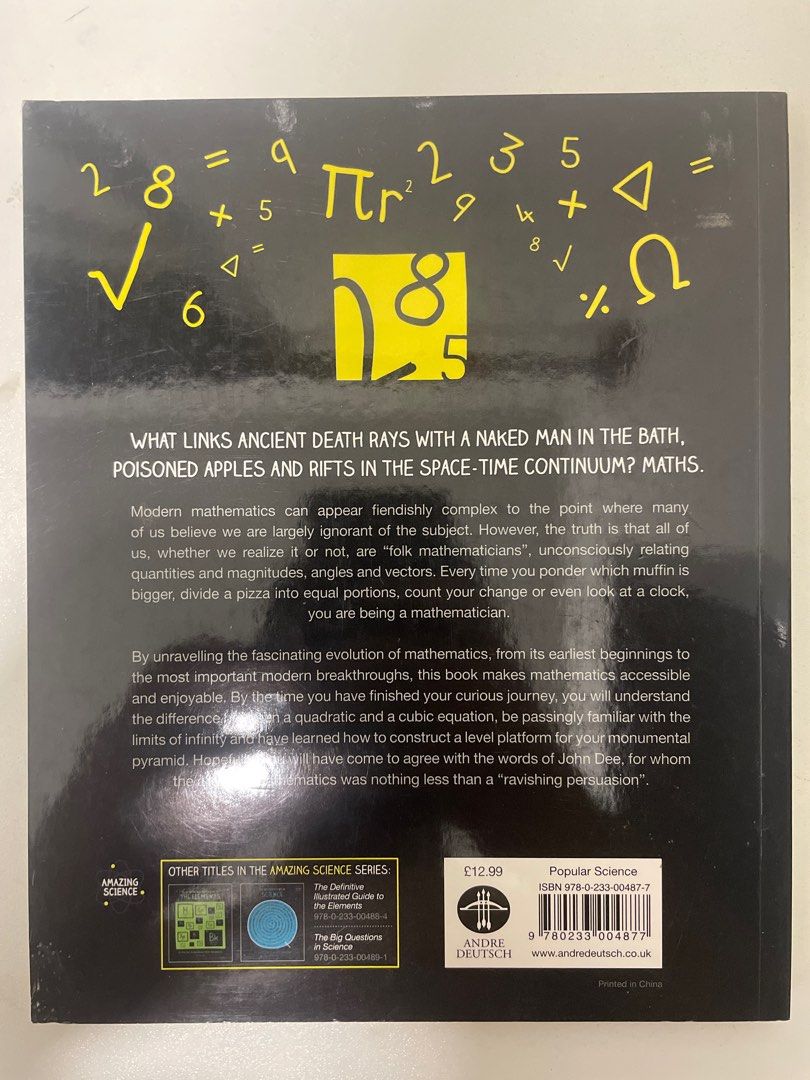 A Curious History of Mathematics Book, Hobbies & Toys, Books ...
