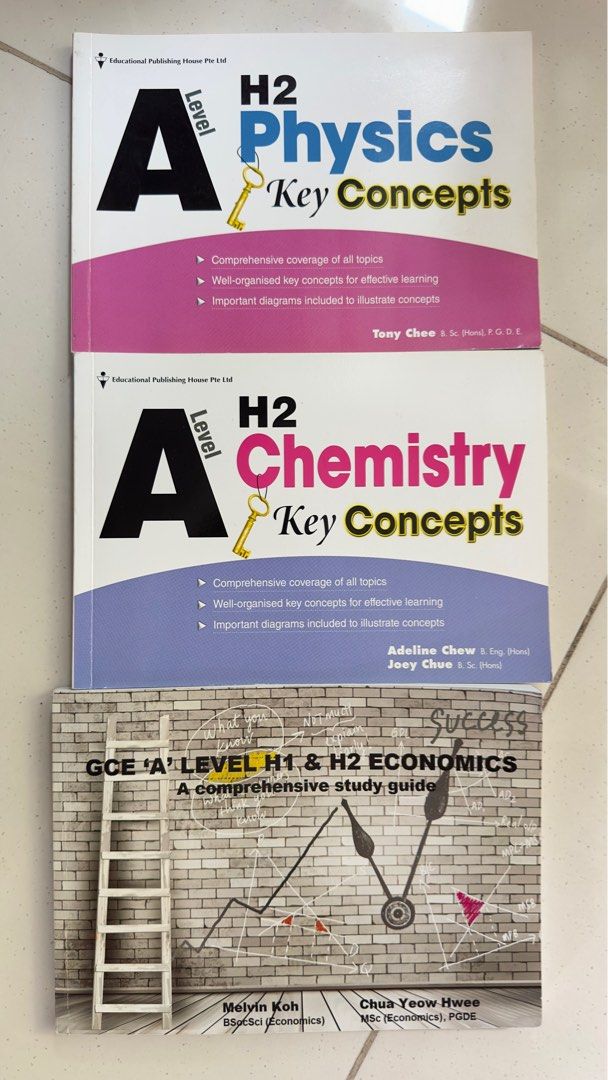 A Level H2 Physics, Chemistry & Economics Key Concepts, Hobbies & Toys, Books & Magazines ...