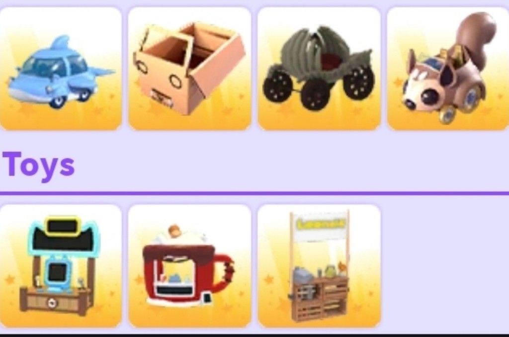 Adopt Me! Stand and Vehicles Rm2, Video Gaming, Gaming Accessories, In ...