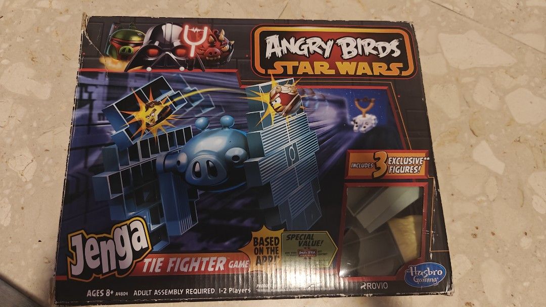 Angry Birds Star Wars Jenga Tie Fighter Game, Hobbies & Toys, Toys ...